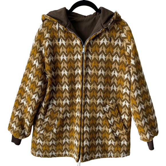 Hand Crafted | Jackets & Coats | Hand Crafted Brown And Cream ...